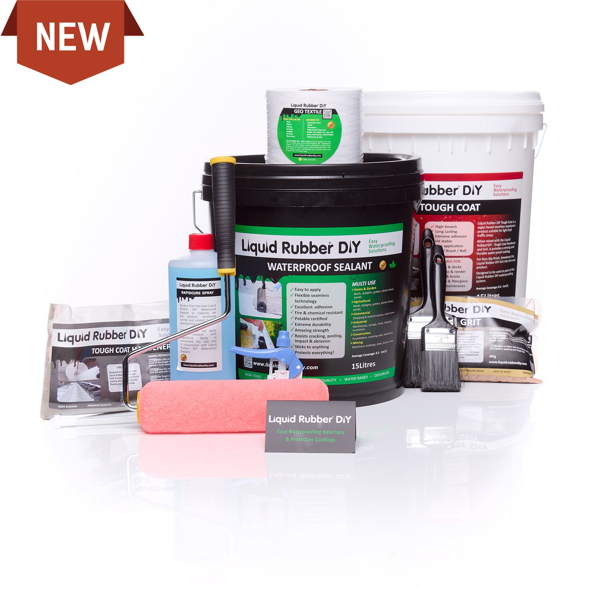 Liquid Rubber DIY- Effortlessly Waterproof Roofs, Gutters, Tanks &more