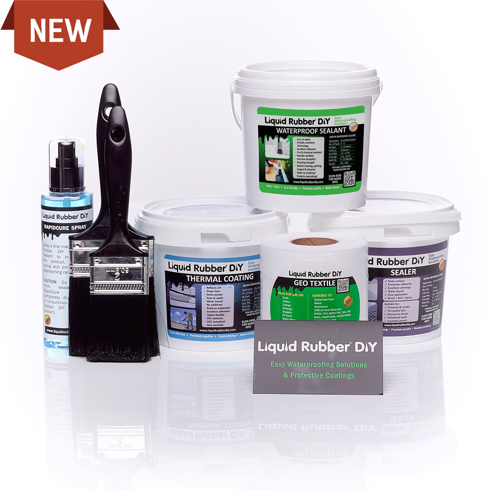 Liquid Rubber DIY- Effortlessly Waterproof Roofs, Gutters, Tanks &more