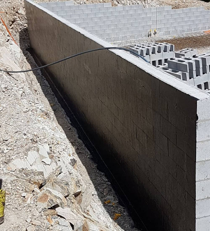 How to waterproof your Retaining Wall or good!