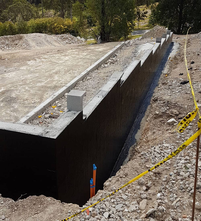 How to waterproof your Retaining Wall or good!
